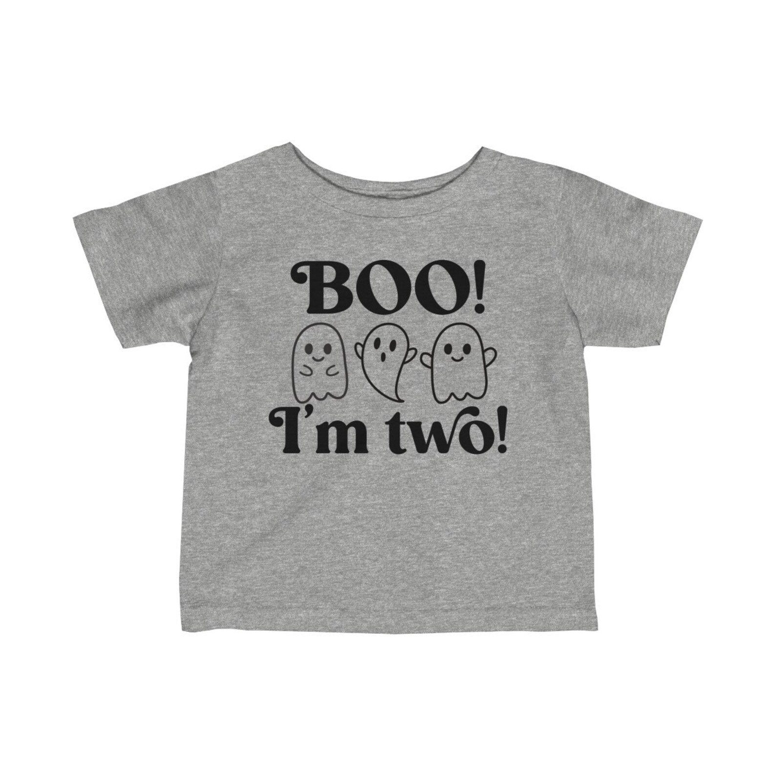 Boo I'm Two Birthday Shirt: Halloween 2nd Birthday Outfit - Etsy