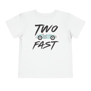 Two Fast Birthday Shirt Race Car Birthday Shirt 2nd Birthday - Etsy