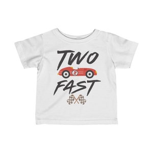 Two Fast Birthday Shirt, 2nd Birthday Shirt, Cars Birthday Shirt, Race ...