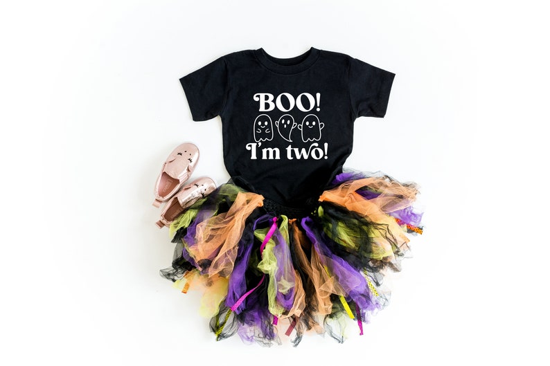 Boo I'm Two Birthday Shirt: Halloween 2nd Birthday Outfit - Etsy