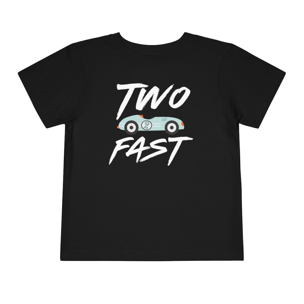 Two Fast Birthday Shirt Race Car Birthday Shirt 2nd Birthday - Etsy