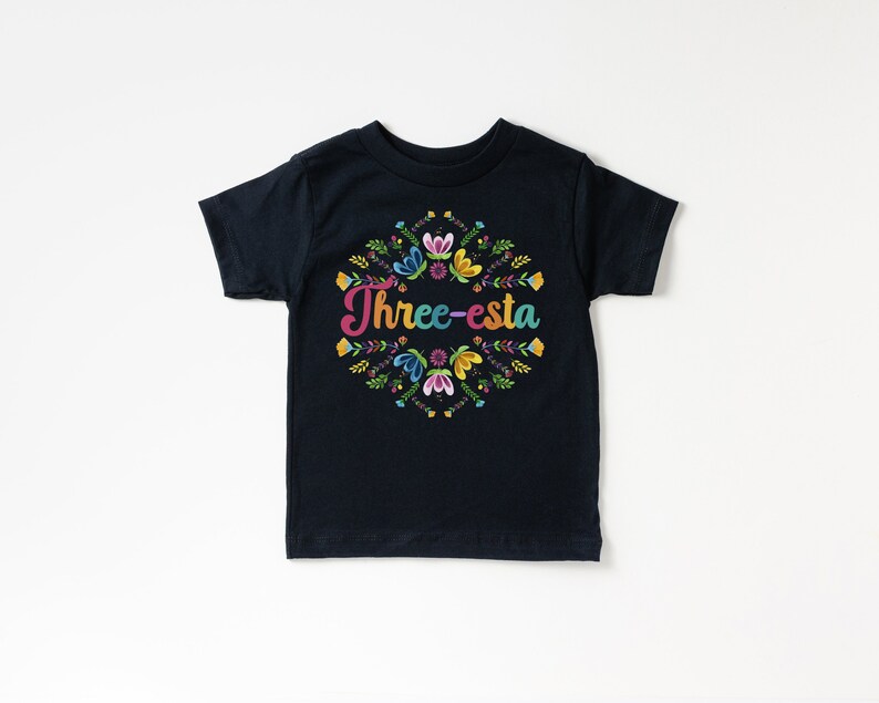 Fiesta 3rd Birthday Shirt Three-esta Birthday Shirt 3rd - Etsy