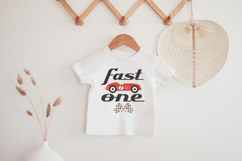 Fast One Birthday Shirt 1st Birthday Shirt Race Car Birthday - Etsy