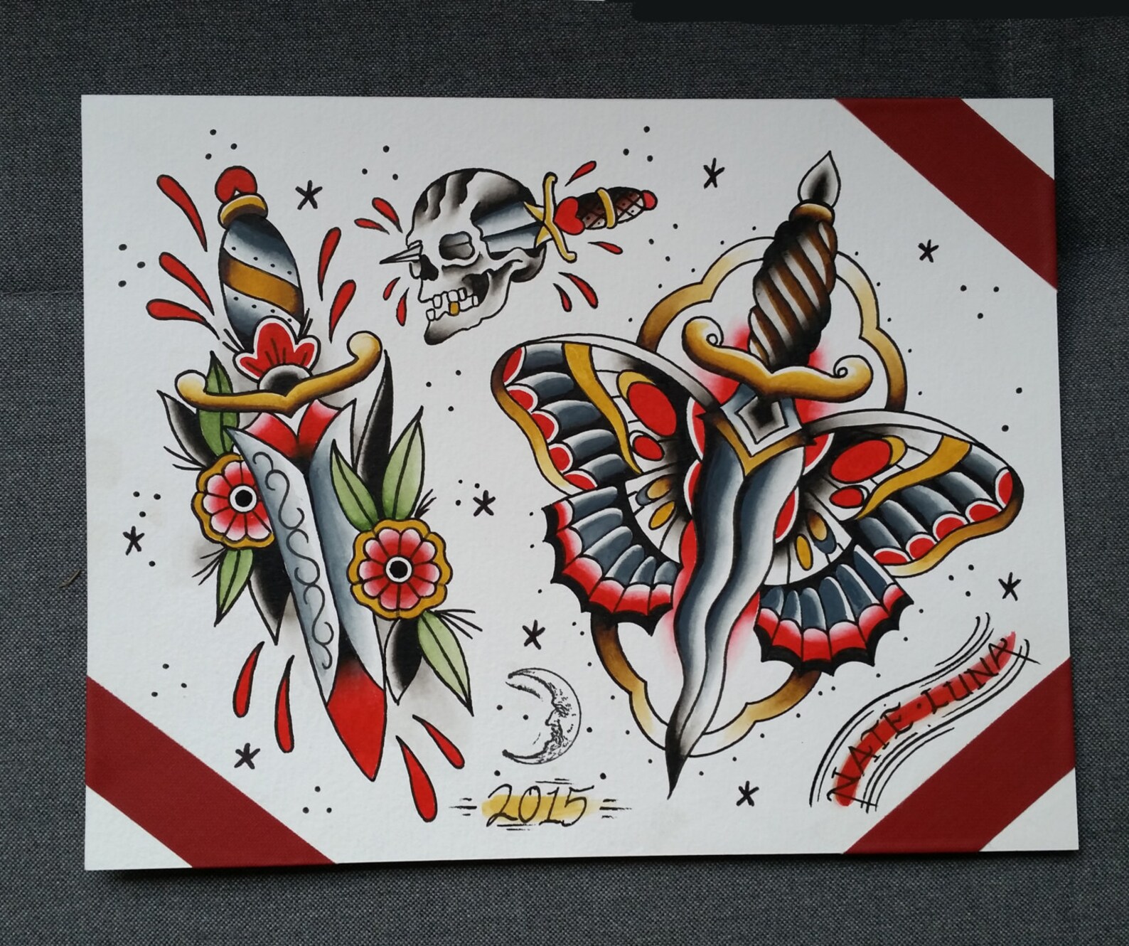 Dagger Flash Sheet Print - Etsy