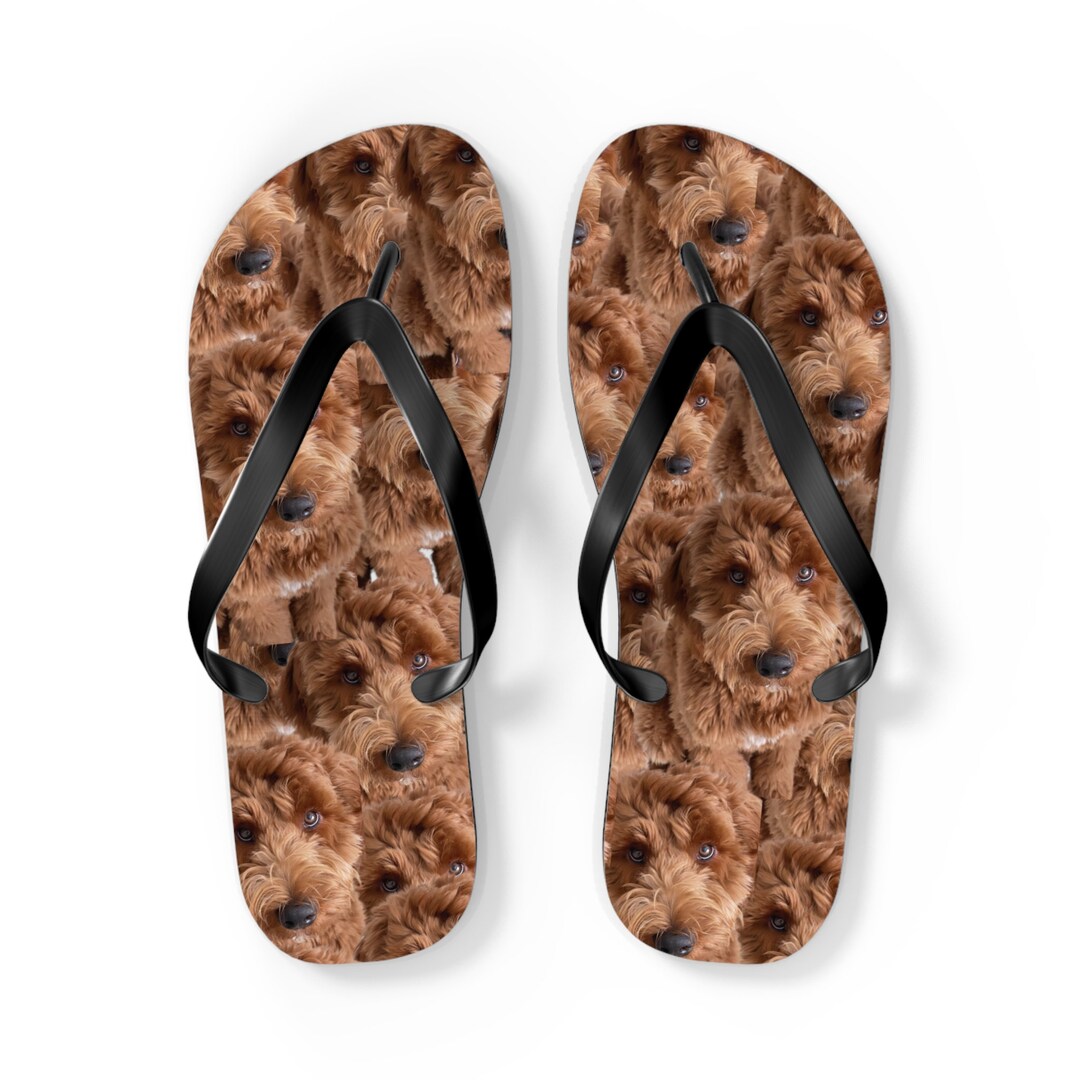 Custom Dog Flip Flops, Personalized Pet Photo Sandals, Dog Mom Gift ...