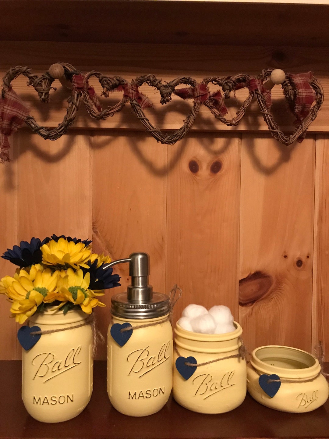 Mason Bath Set - Etsy