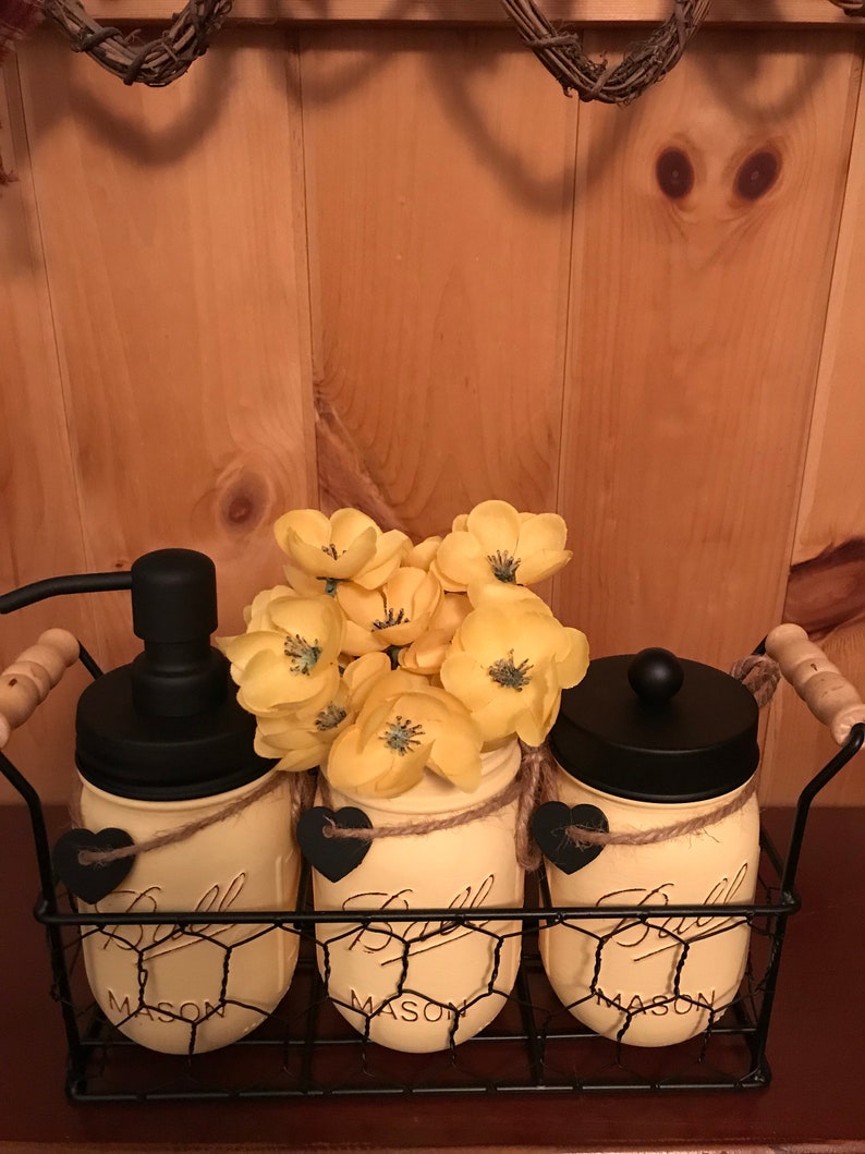 Mason Chicken Wire Caddy | Etsy