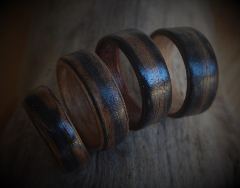 Hand Made Wood Ring Unisex Ring Gift for Him Couples - Etsy