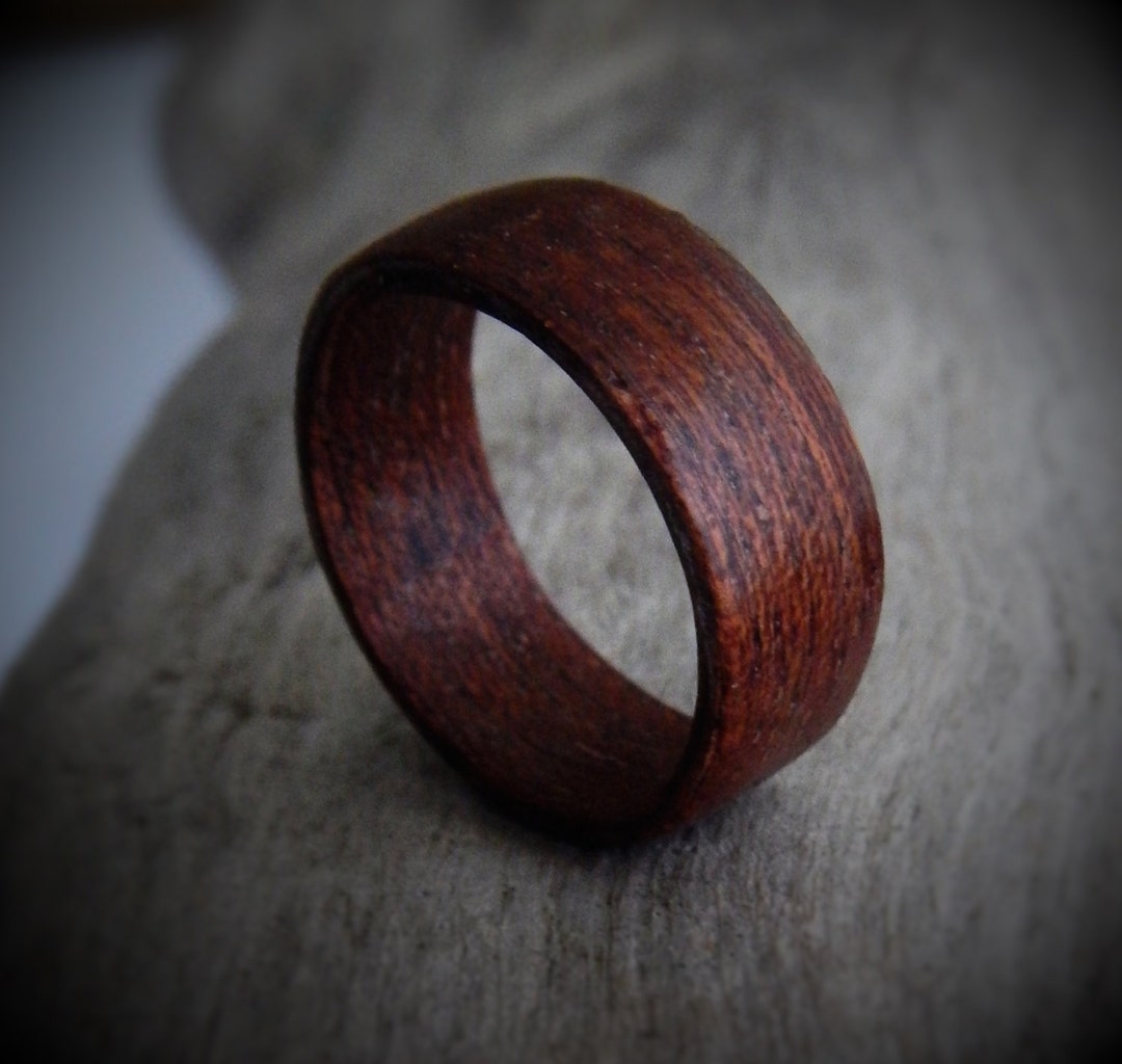Custom Made Wooden Ring Bohemian Jewelry Ecofriendly - Etsy