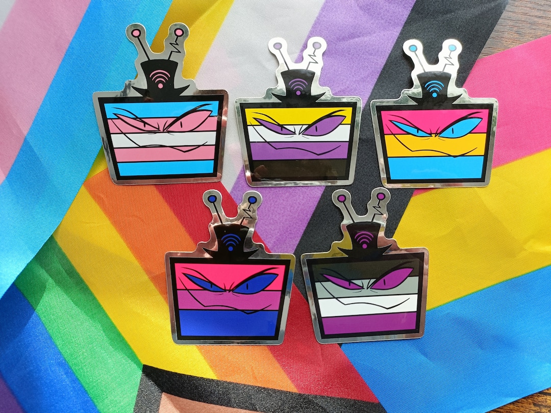 Hazbin Hotel Vox LGTV Pride Stickers - Etsy
