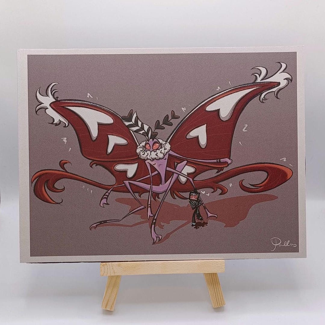 Hazbin Hotel Staticmoth 'protect' - Etsy