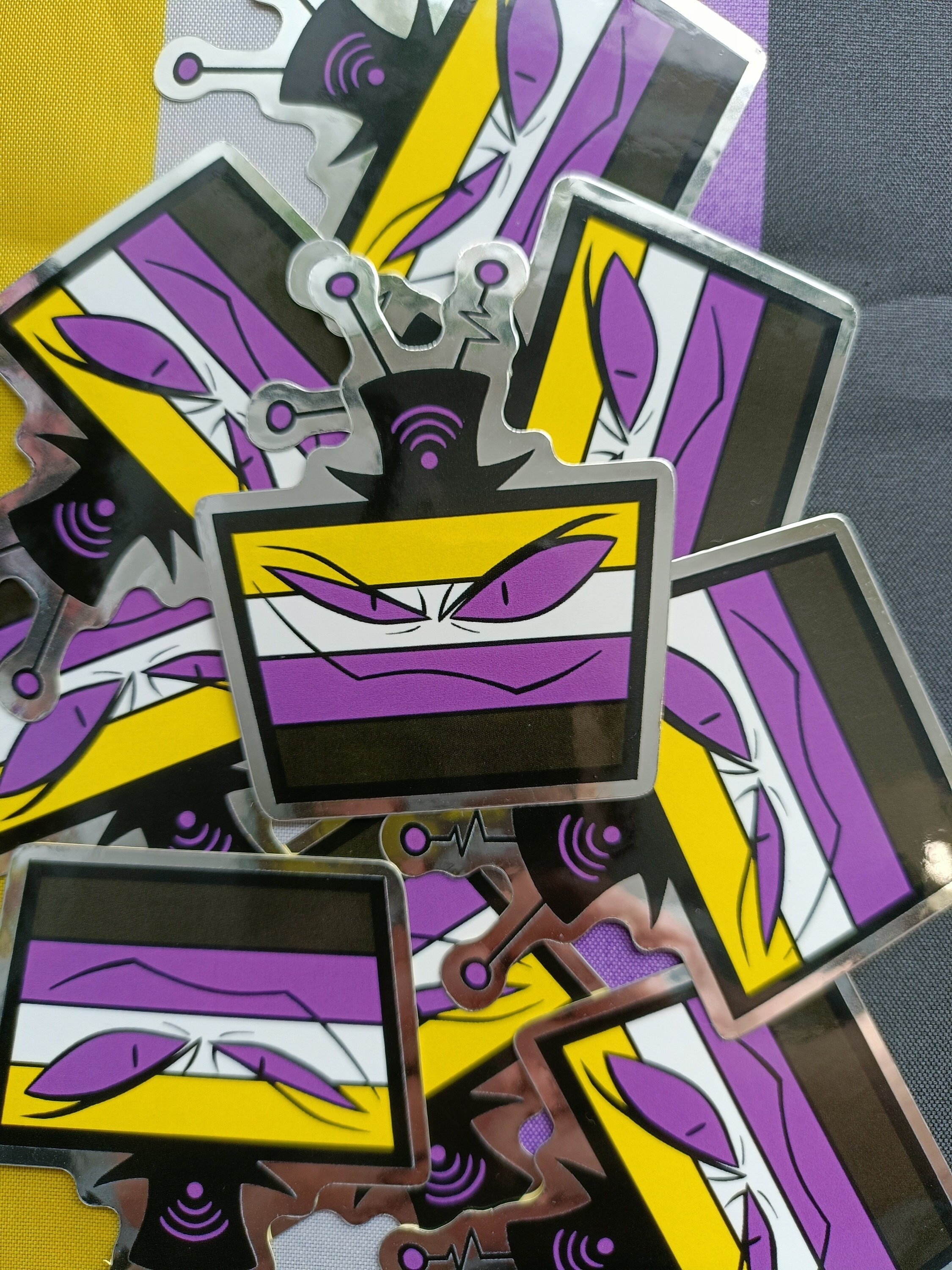 Hazbin Hotel Vox LGTV Pride Stickers - Etsy