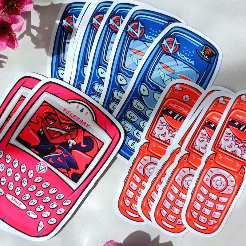 Hazbin Label Sticker - Etsy UK