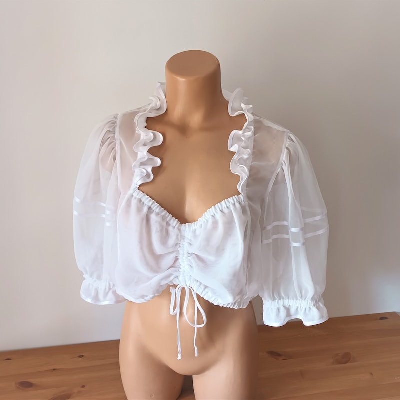 See Through Crop Tops - Etsy