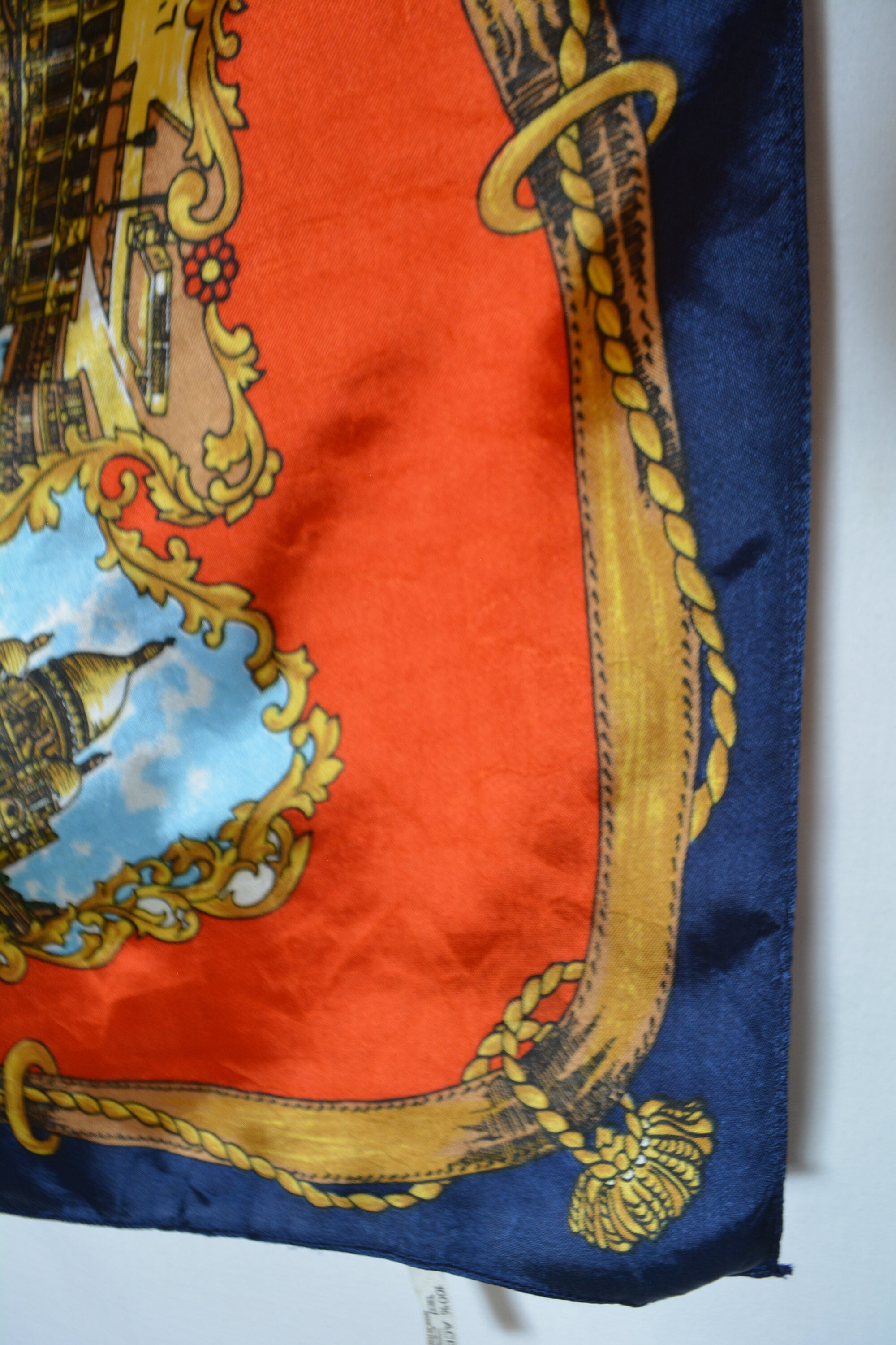 Vintage Rare Paris Scarf Eiffel Tower Opera Versailles Scarf - Etsy