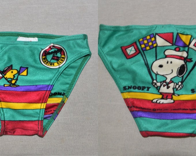 Vintage Peanuts Snoopy Sailor Swimwear Newborn Boys Size 15/80-86 ...