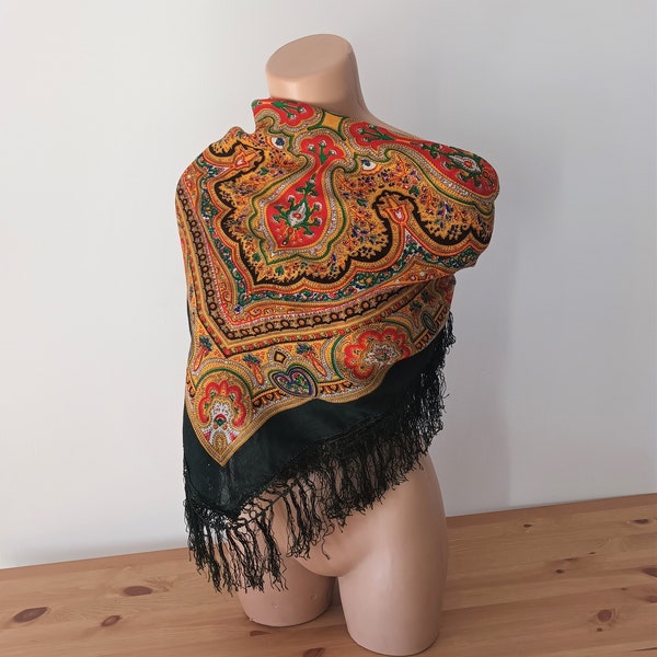 Scarf With Fringe - Etsy