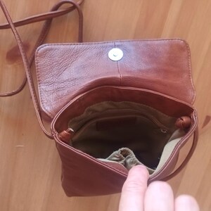 Prato Vintage Women Brown Leather Crossbody Bag Brown Shoulder Bag ...