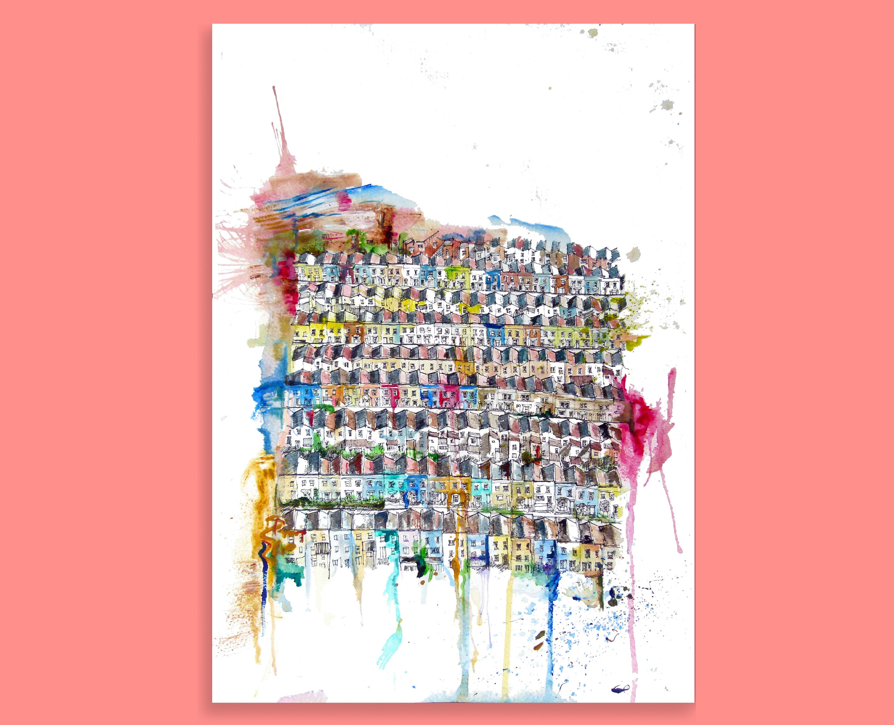 Repetition Repetition Repetition, Fine Art Watercolour Limited Edition ...