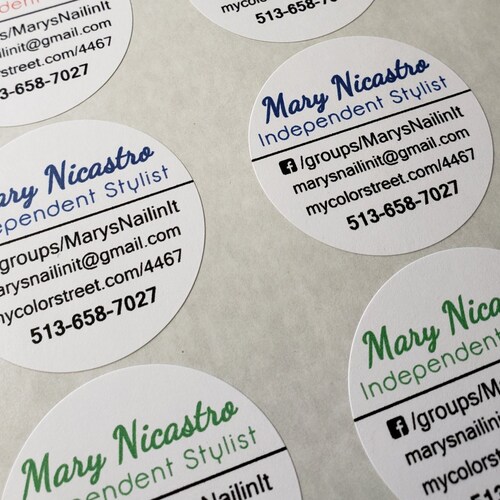 Consultant/stylist Labels Stickers for Products Promotional - Etsy