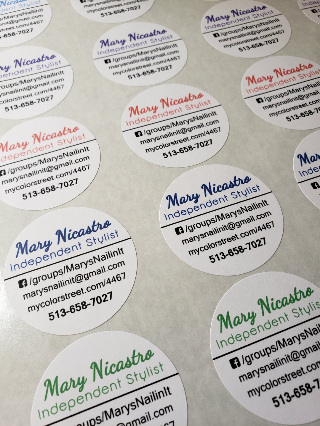 Consultant/stylist Labels, Stickers for Products, Promotional Items - Etsy