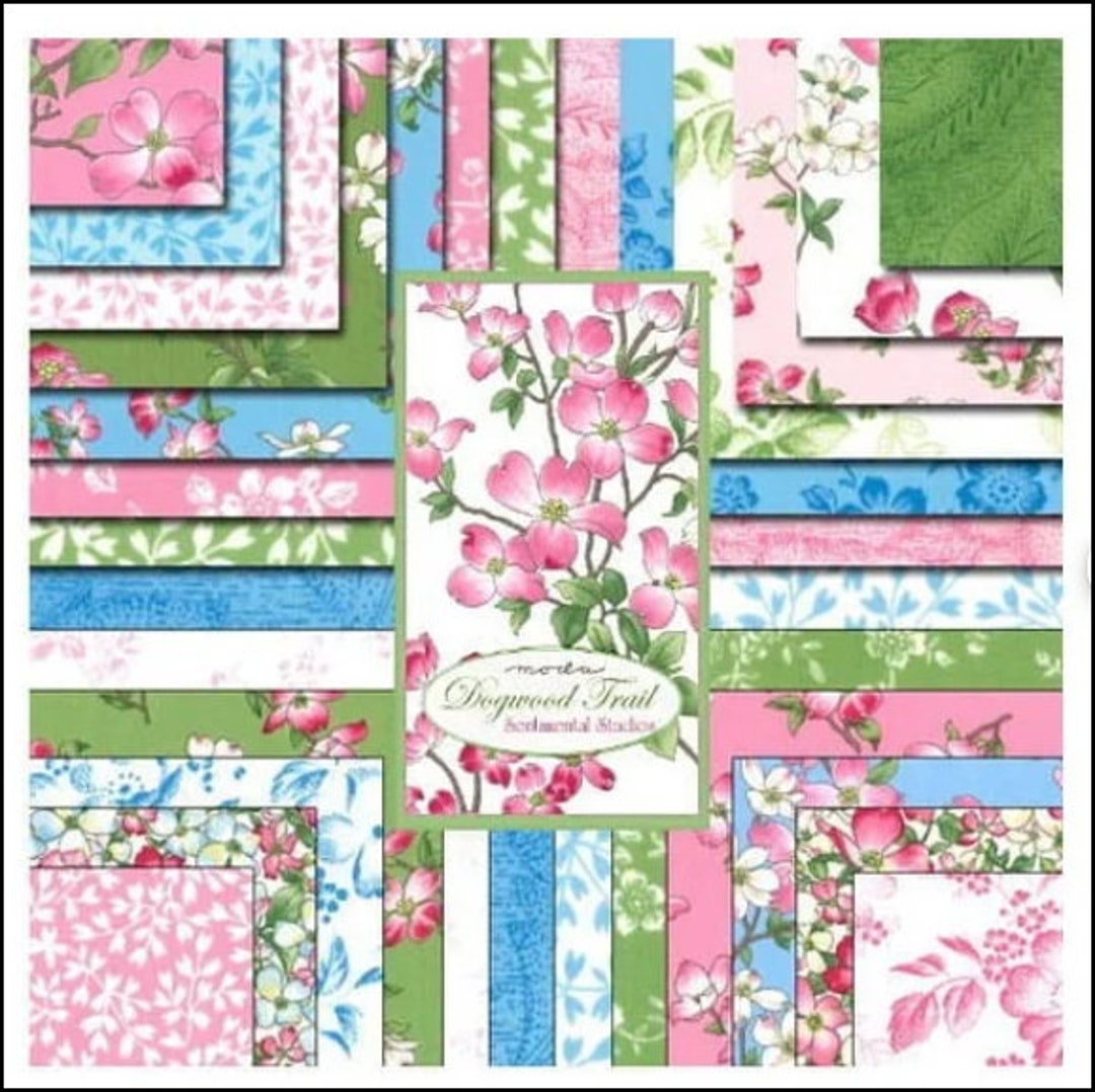 Moda Dogwood Trail Fat Quarter Bundle 30 Sentimental Studios EXTREMELY ...