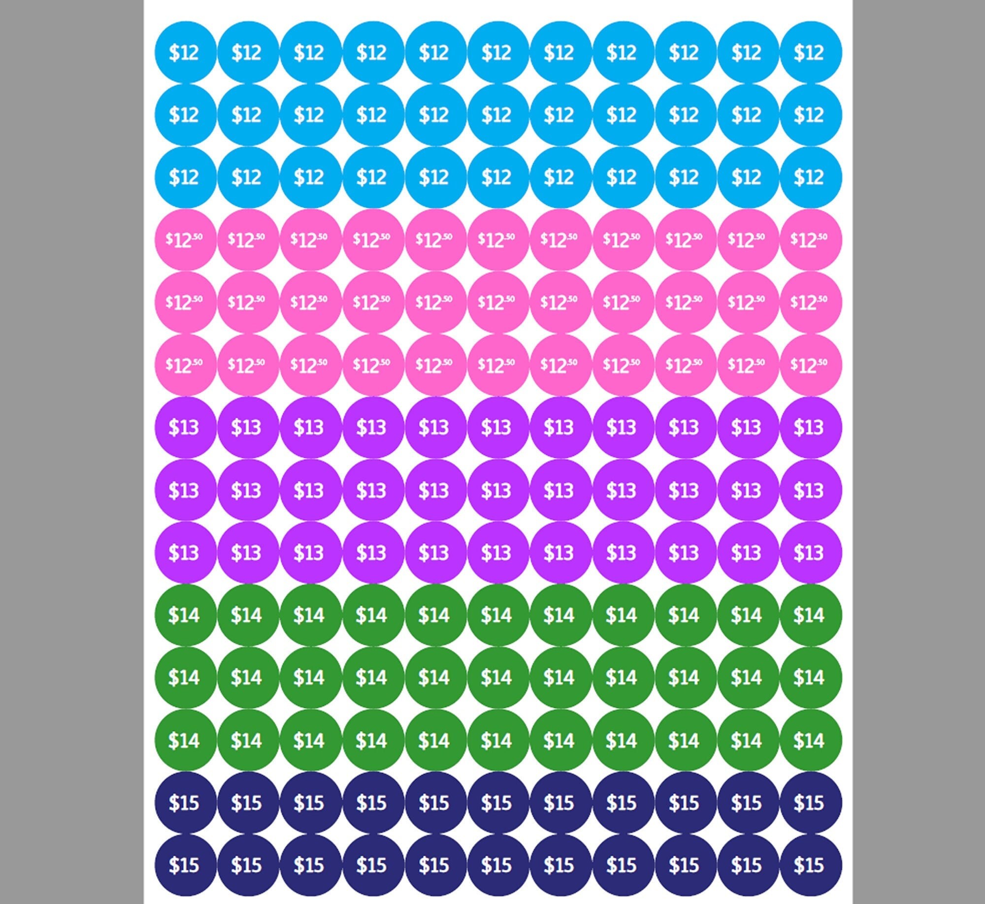 Price Stickers Product Pricing Labels for Vendor Events and - Etsy