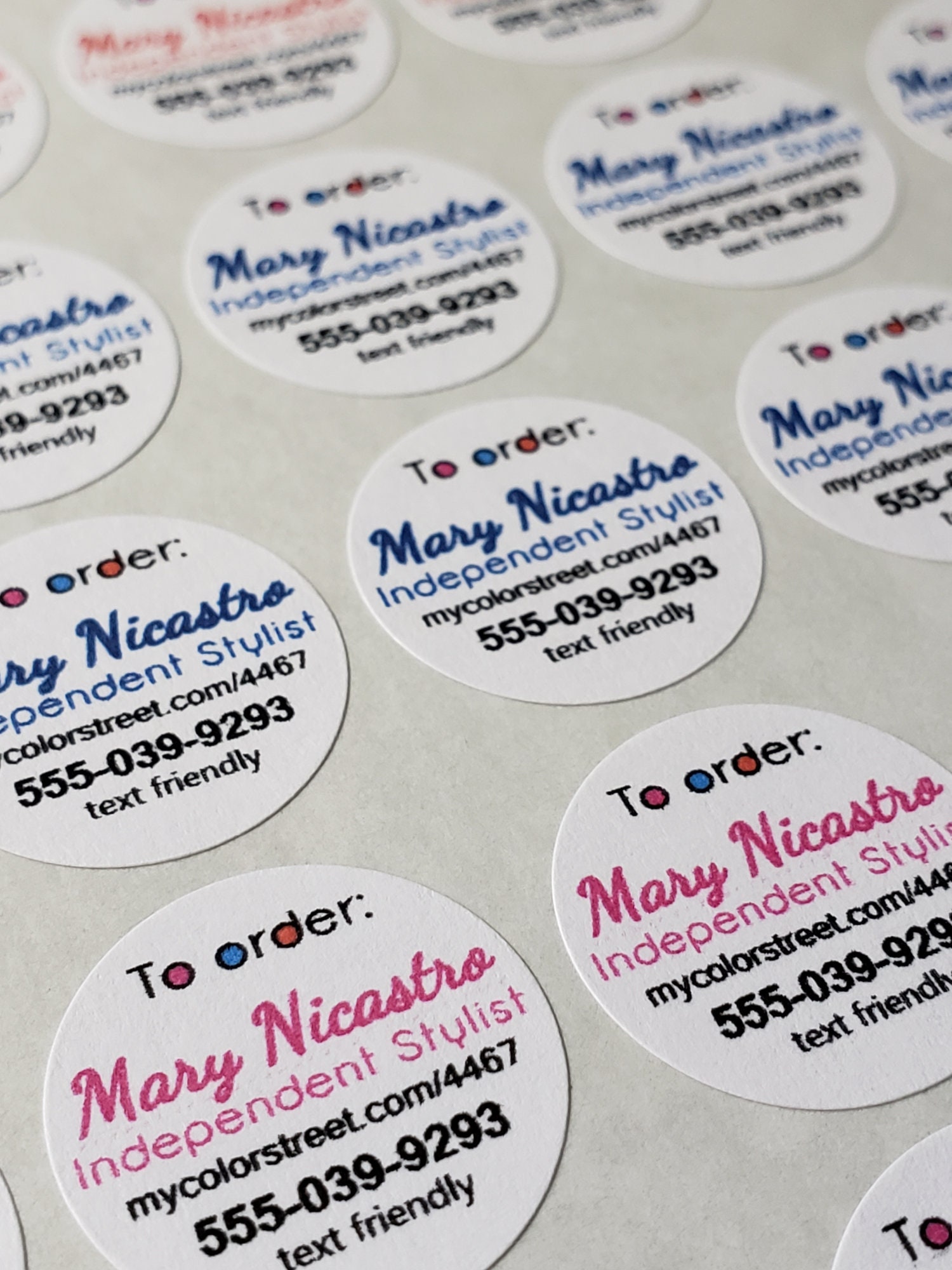 Mini Labels Stickers for Kisses Mini Reese's Samples | Etsy