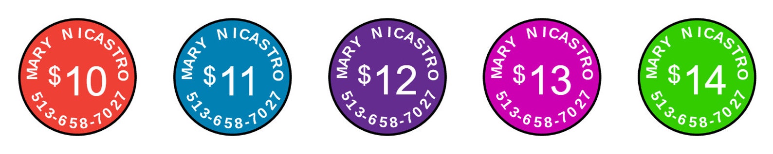 PERSONALIZED Pricing Stickers **UPDATED 2026** - Etsy