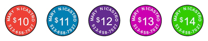 PERSONALIZED Pricing Stickers **UPDATED 2026** - Etsy
