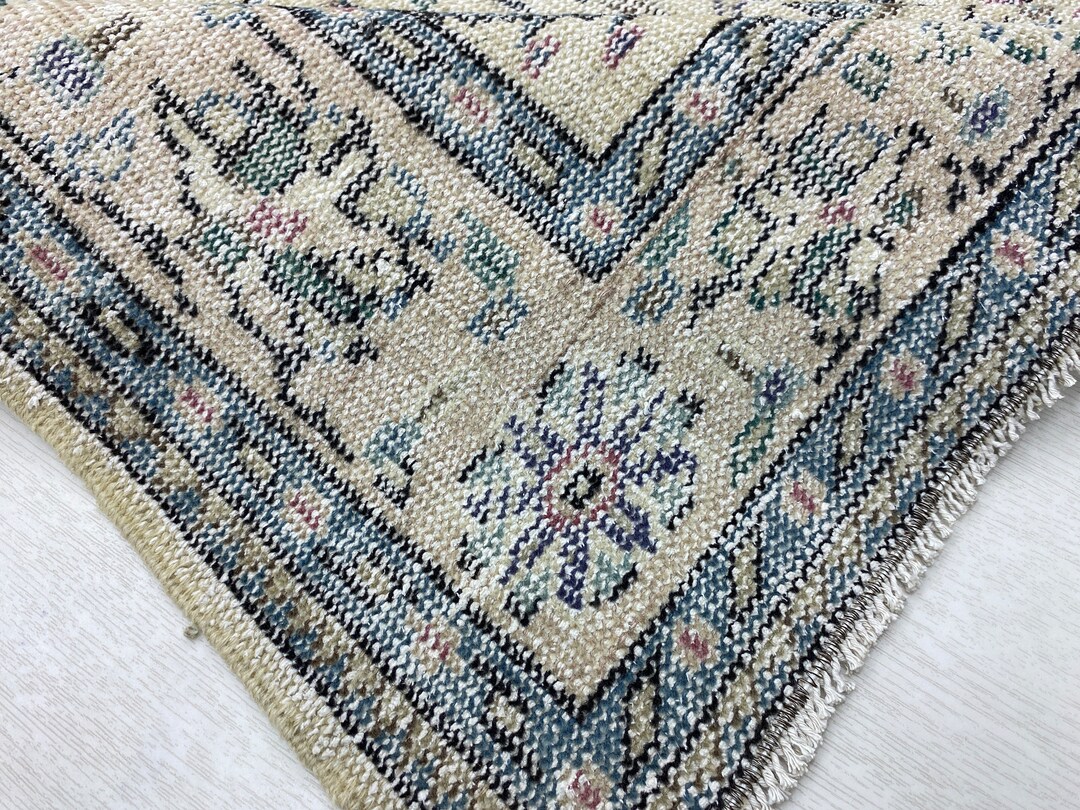 Vintage Handmade Rug 5x8, Turkish Rug, Living Room Rug, Oriental Rug ...