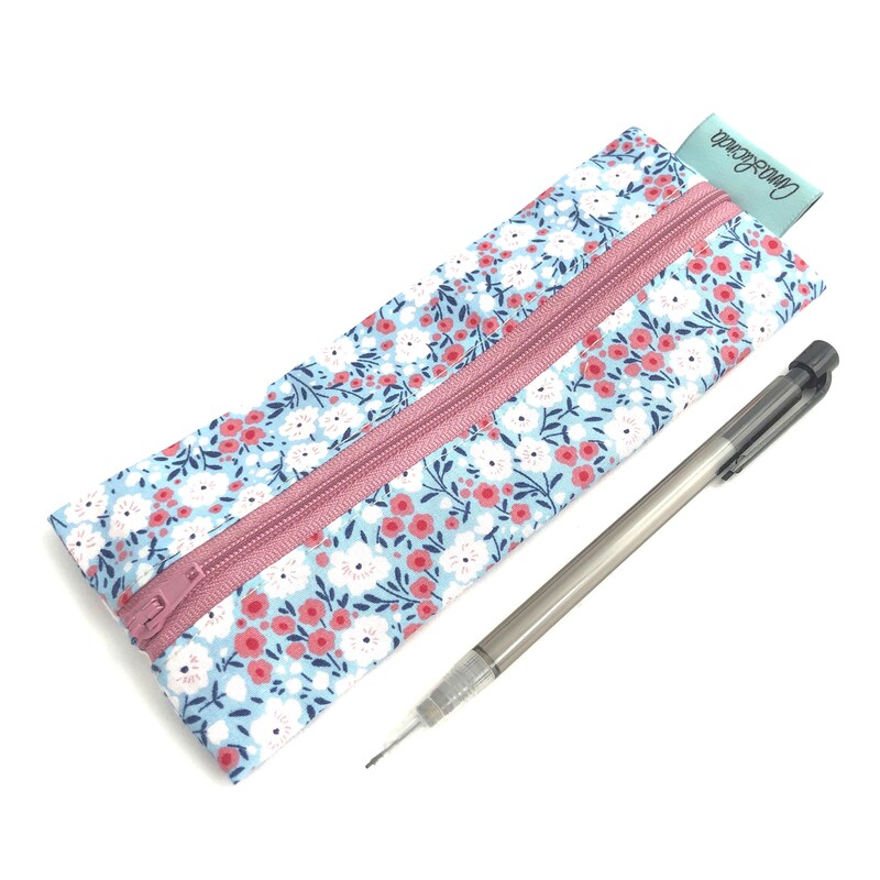 Small Slim Pencil Case - Etsy