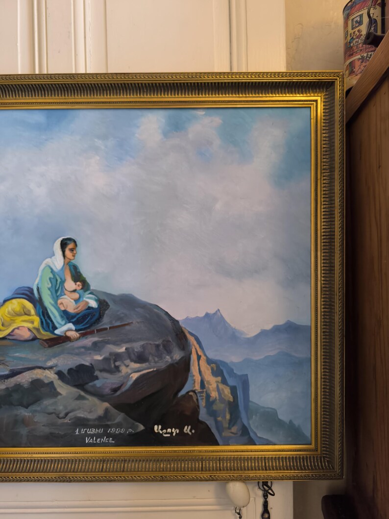 According to Arshak FETVADJIAN, "the Woman of Sasun," Oil on Canvas ...
