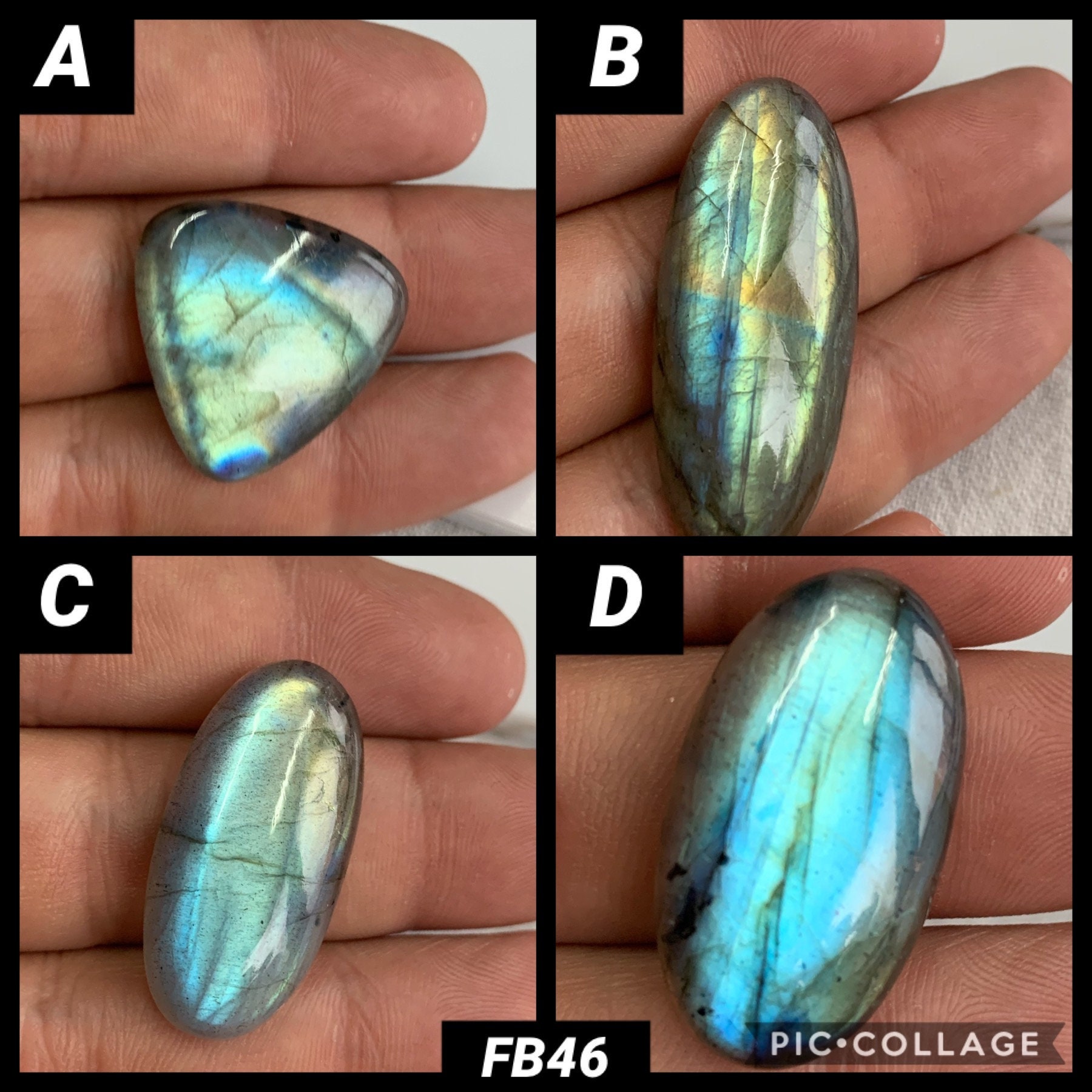 Piedra preciosa Labradorita AAA Labradorite Piedra labradorita ...