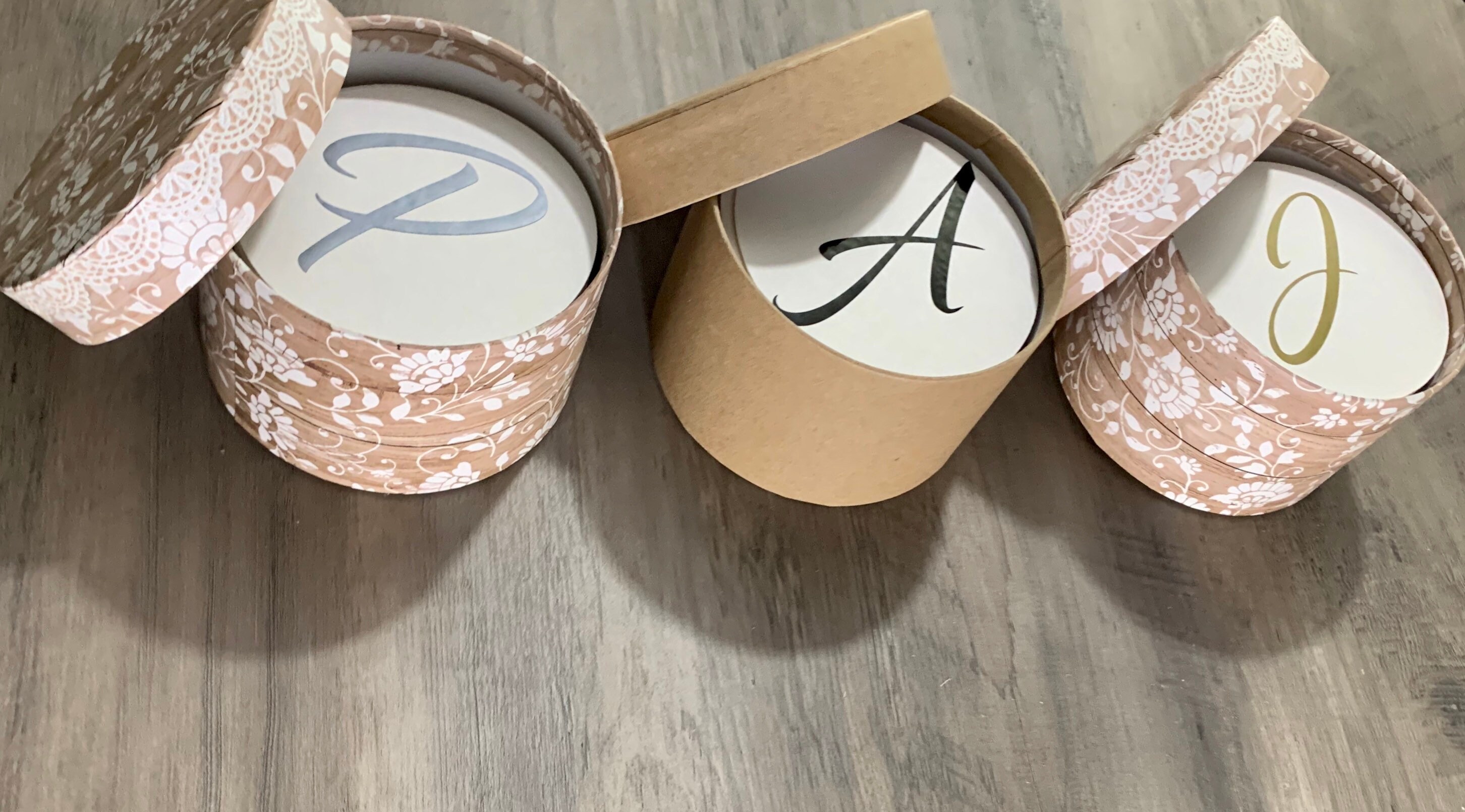 Personalized paper coasters | Etsy