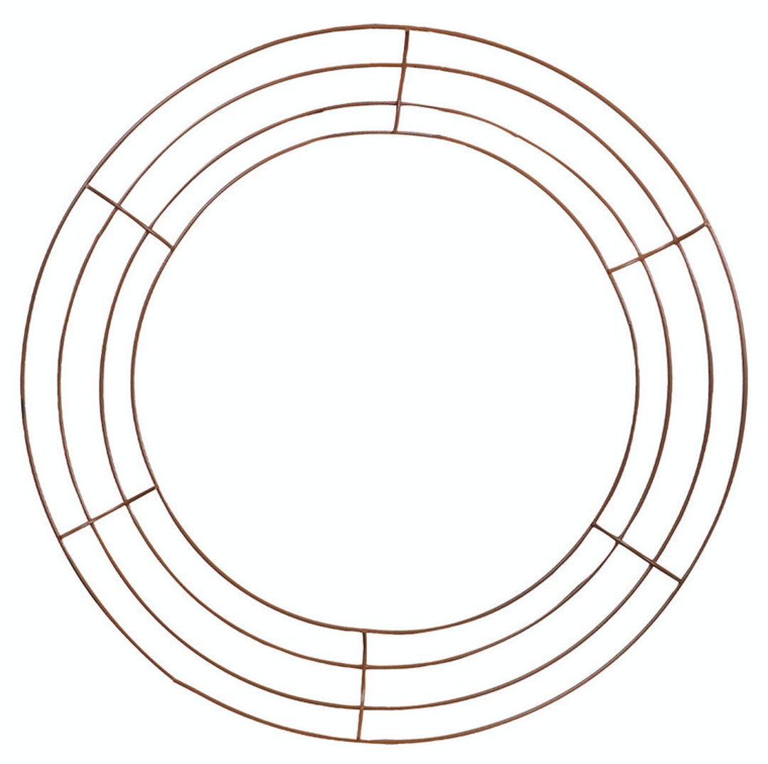 Wire Wreath 14 Inch Gold Frames 3 PACK for Wreath Door Hangers, Home ...