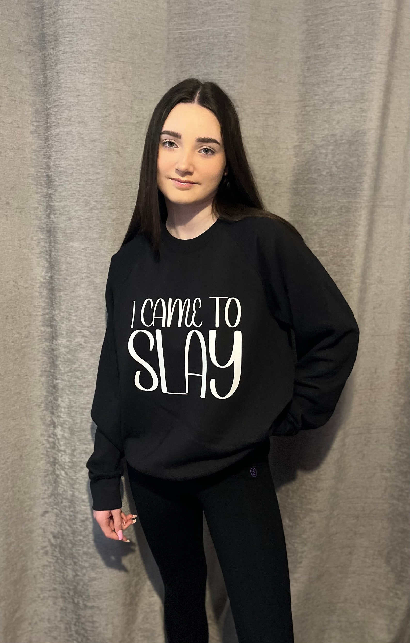 I Came to Slay Jumper, Slay Jumper, Slay Slogan Jumper, Womens Jumper ...