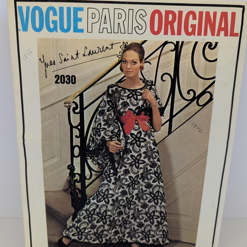 Vogue Yves Saint Laurent Patterns - Etsy