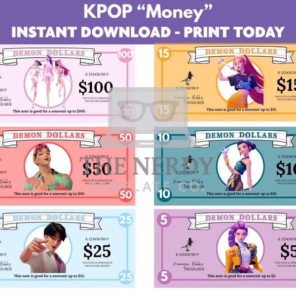 Kids Money Pop - Etsy