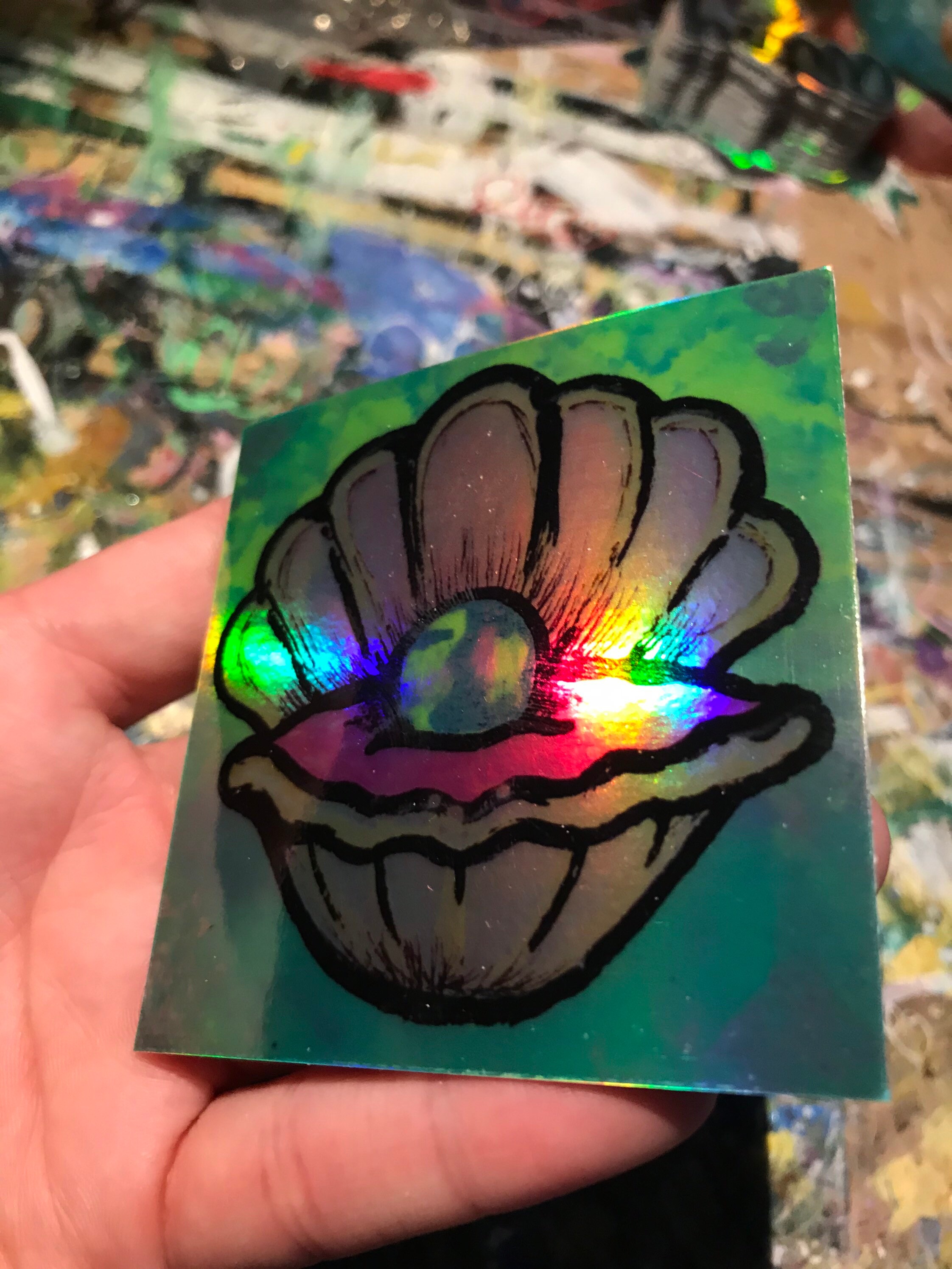 The World is Your Oyster Sticker | Etsy