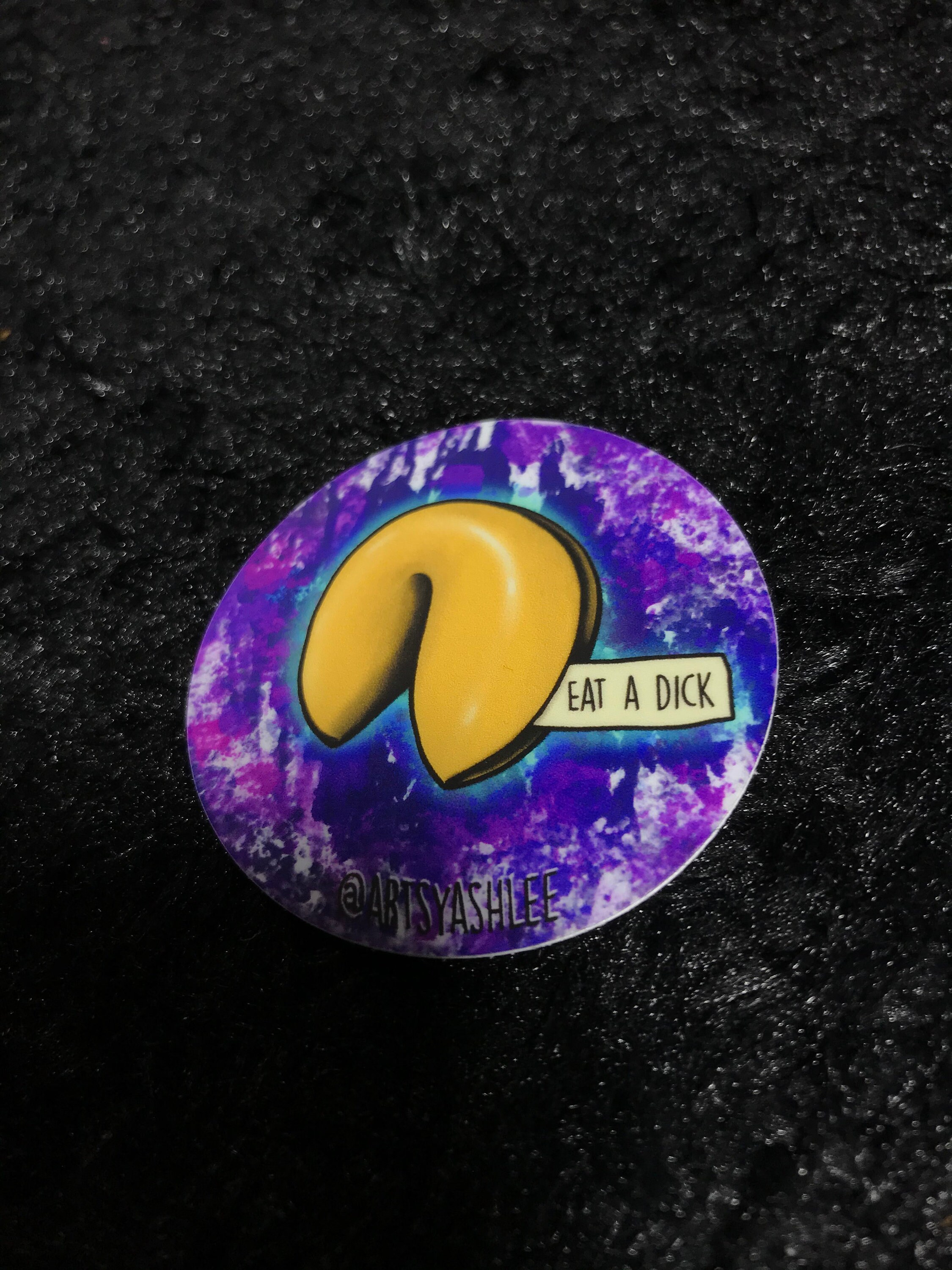 Eat A Dick Disrespectful Fortune Cookie Sticker | Etsy
