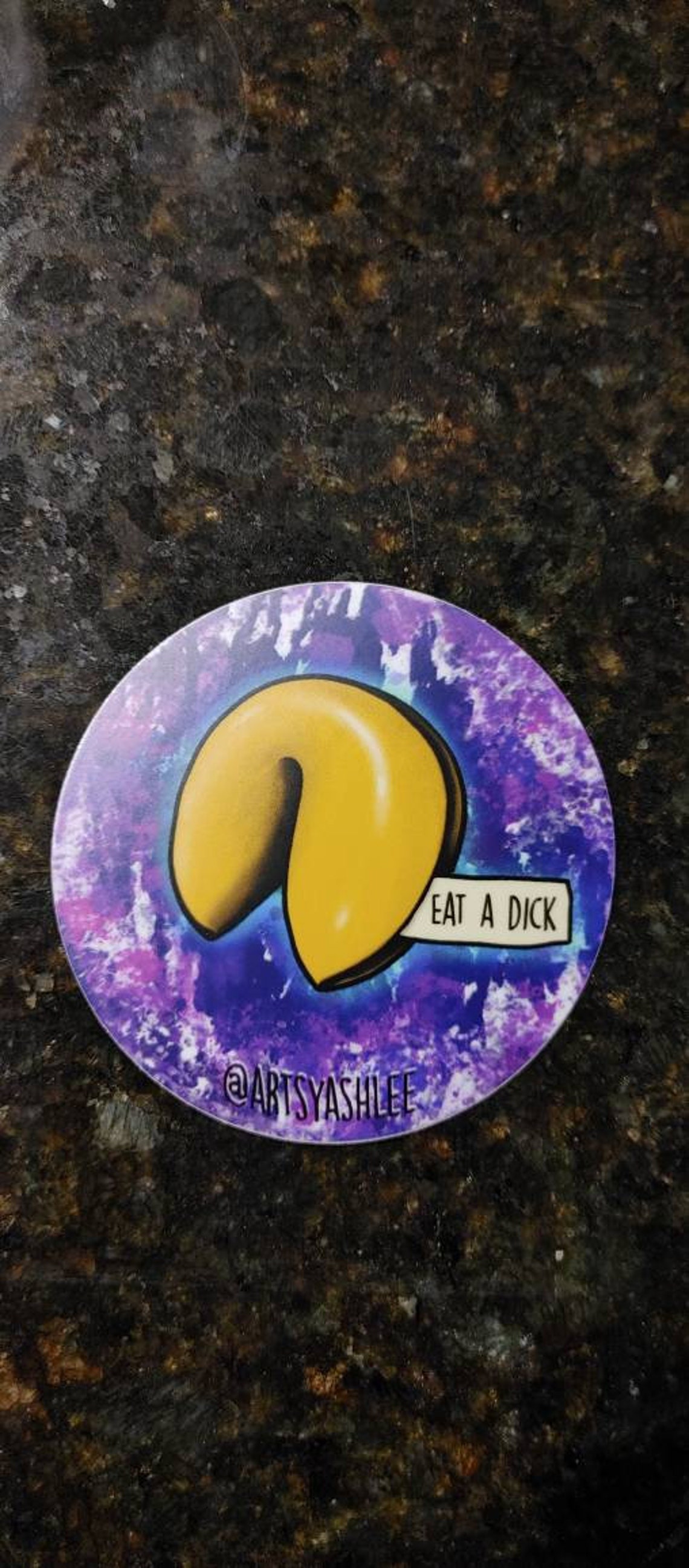 Eat A Dick Disrespectful Fortune Cookie Sticker | Etsy