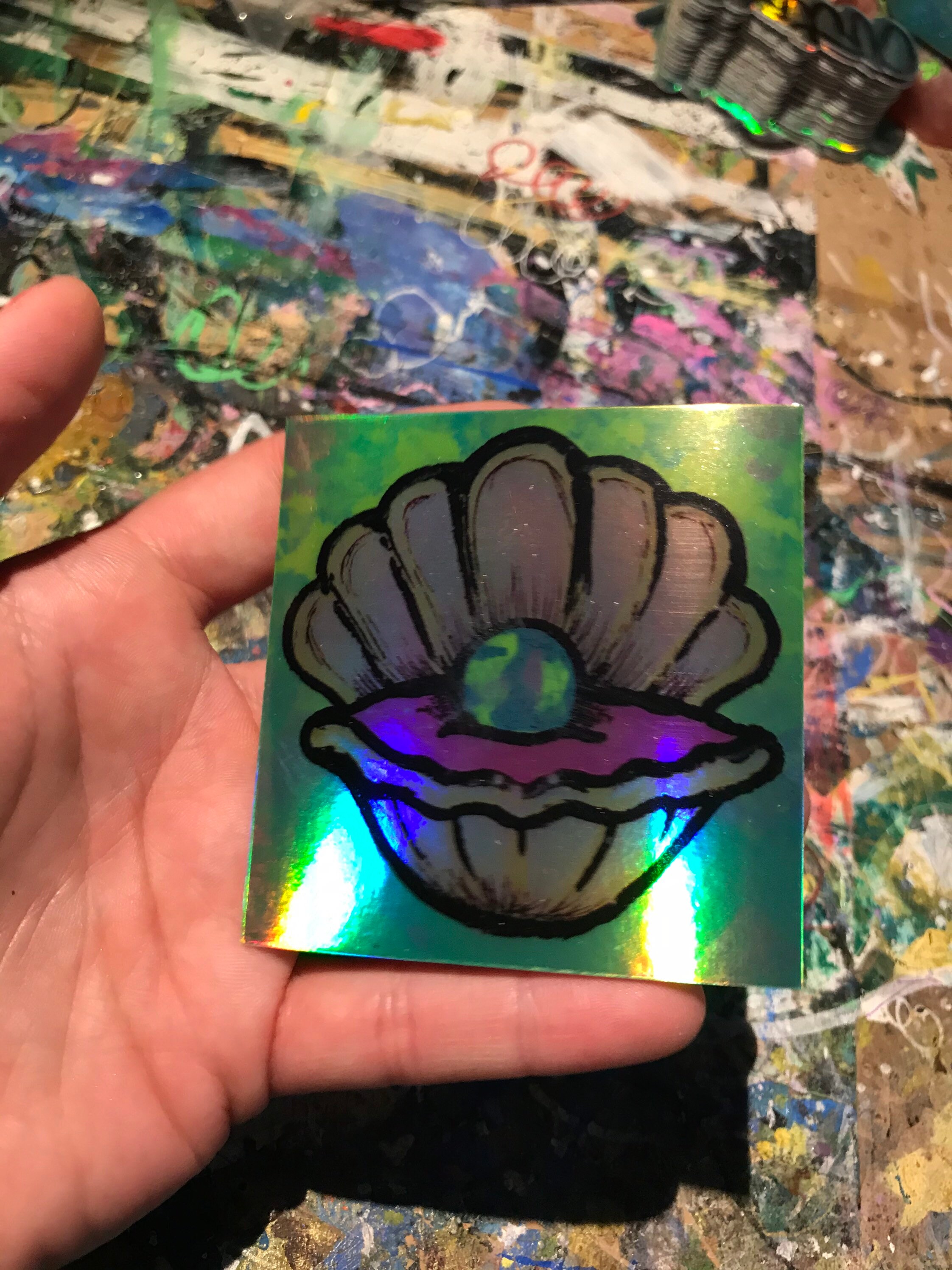 The World is Your Oyster Sticker | Etsy