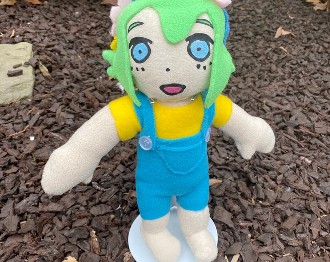 Omori Game Basil Plush Doll - Etsy