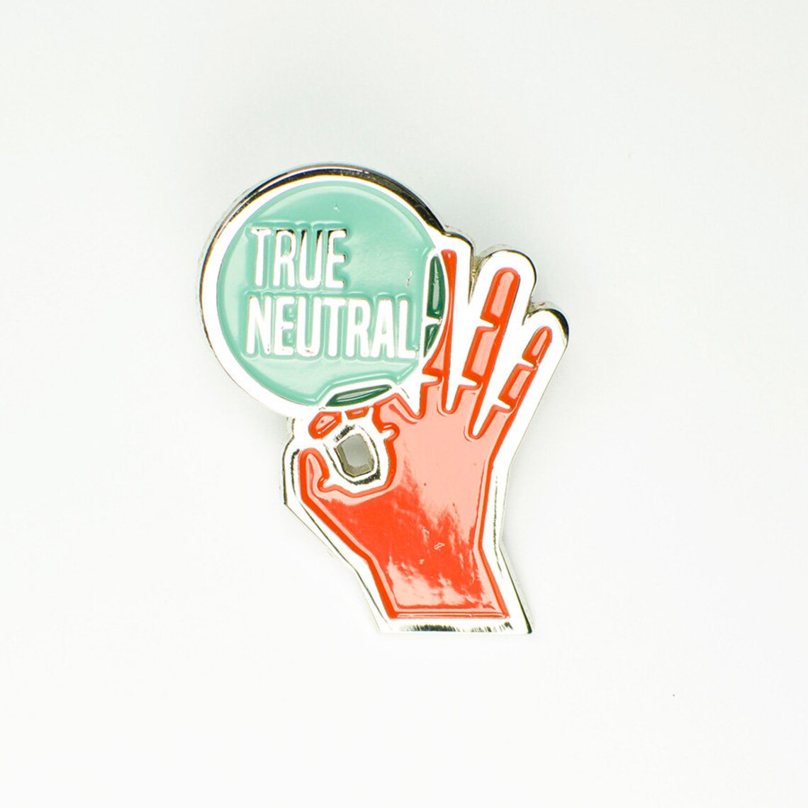 True Neutral RPG Alignment 1.25 Enamel Pin - Etsy