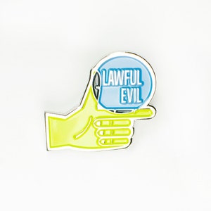 Lawful Evil RPG Alignment 1.25 Enamel Pin - Etsy