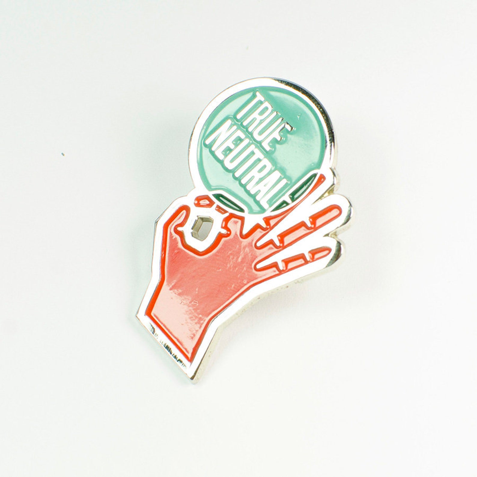 True Neutral RPG Alignment 1.25 Enamel Pin - Etsy