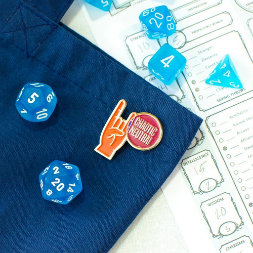 Chaotic Good RPG Alignment 1.25 Enamel Pin - Etsy