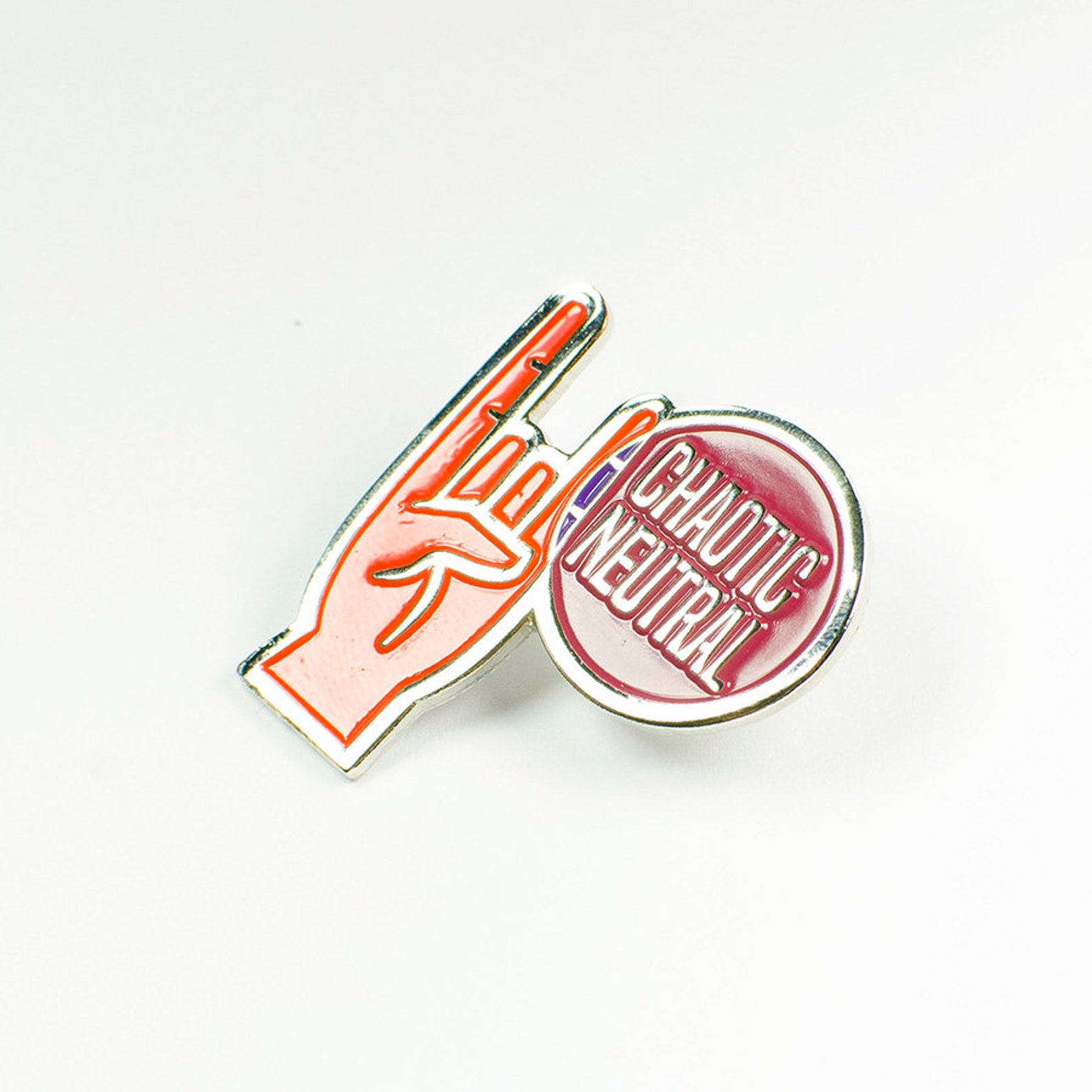 Chaotic Neutral RPG Alignment 1.25 Enamel Pin | Etsy