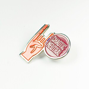 Chaotic Neutral RPG Alignment 1.25 Enamel Pin - Etsy